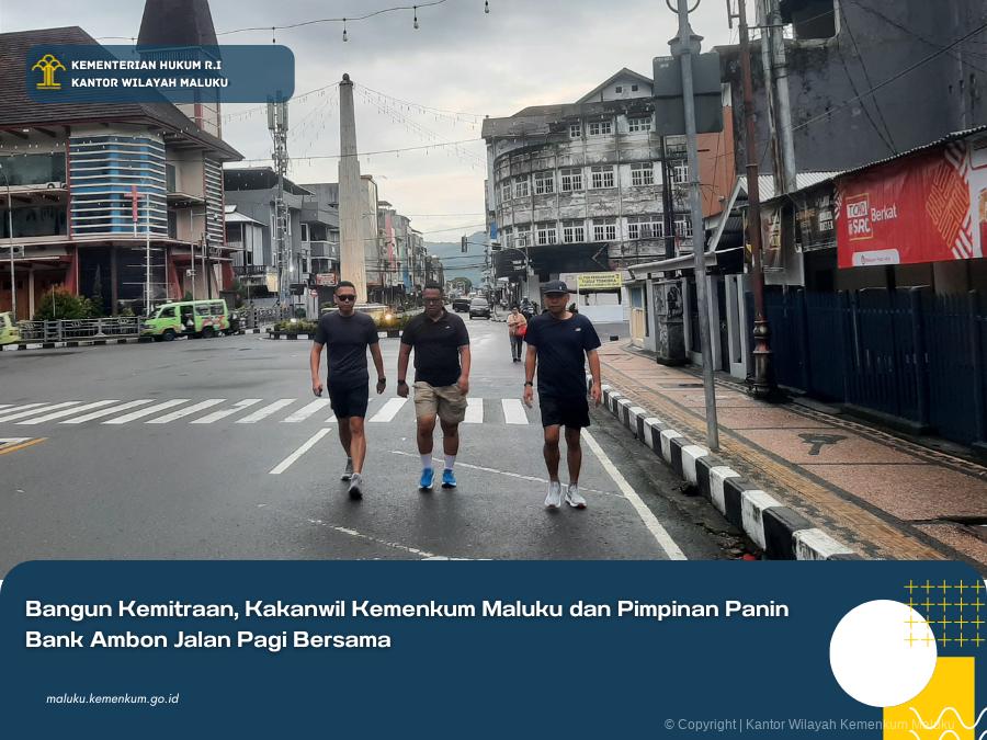 BANGUN KEMITRAAN, KAKANWIL KEMENKUM MALUKU DAN PIMPINAN PANIN BANK ...